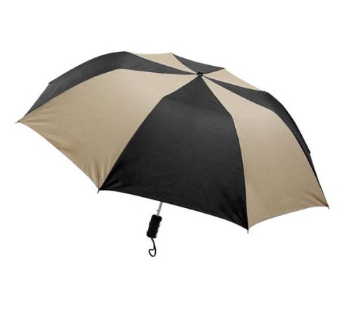 Personalized Black & Khaki 44 inch Arc Barrister Auto-Open Folding ...