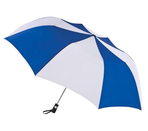 Personalized Royal Blue & White 55 inch Arc Totes Golf Size Auto- Open ...
