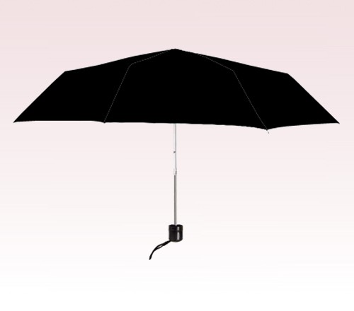 Personalized Black 41 inch Arc Executive Junior Folding Umbrellas